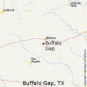 Where Is Buffalo Gap Texas Map