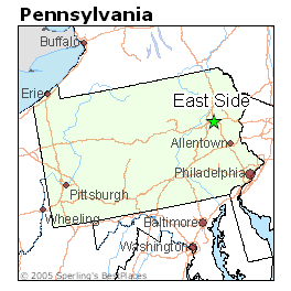 Eastern Pa Map With Cities