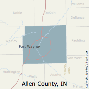 Zip Code Map Allen County Indiana - United States Map