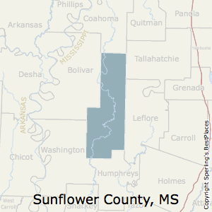 Best Places to Live in Sunflower County, Mississippi