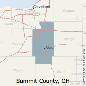 Map Of Summit County Ohio - Maping Resources ACB