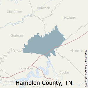 Morristown Hamblen County Tn Map