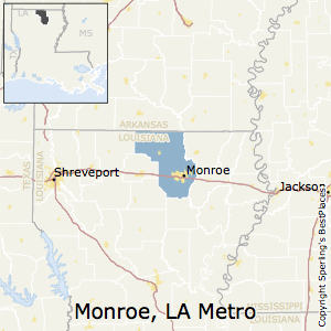 Best Places to Live in Monroe Metro Area, Louisiana