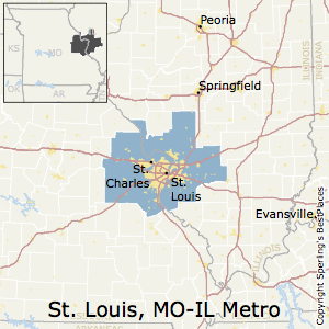 St Louis Area County Map | Walden Wong