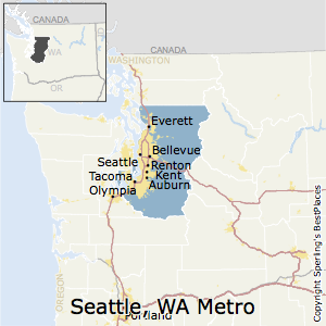 Best Places to Live in Seattle-Tacoma-Bellevue Metro Area, Washington