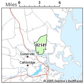 Everett Ma Zip Code Map - Map