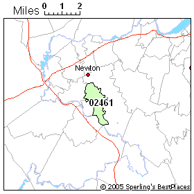 Newton Ma Zip Code Map - Map