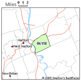 Hartford Connecticut Zip Code Map