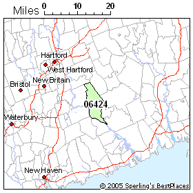 Rankings in Zip 06424 (East Hampton, CT)