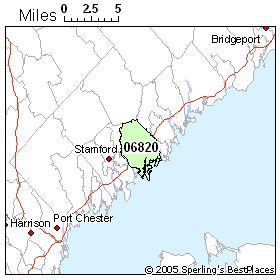 Darien Ct Zip Code Map - Map