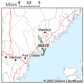 Greenwich Ct Zip Code Map - Map