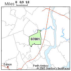 Zip 07001 (Avenel, NJ) Rankings