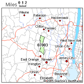 Zip 07003 (Bloomfield, NJ) Rankings