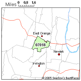 Zip 07018 (East Orange, NJ) Rankings