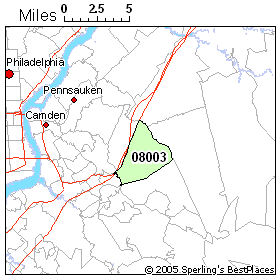 Zip 08003 (Springdale, NJ) Rankings