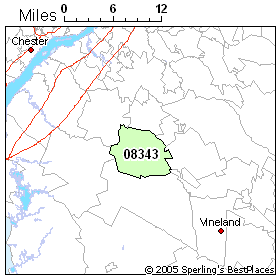 Zip 08343 (Monroeville, NJ) Rankings
