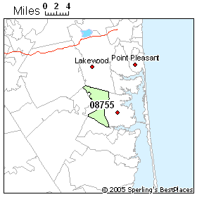 Toms River Nj Zip Code Map - Map