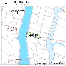 Zip 10018 (Midtown West, NY) Rankings