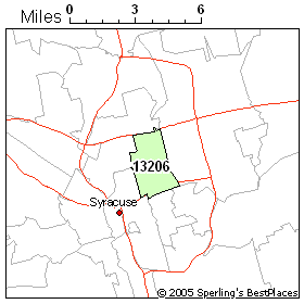 Syracuse Ny Zip Code Map - Map