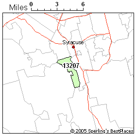Syracuse Ny Zip Code Map - Map
