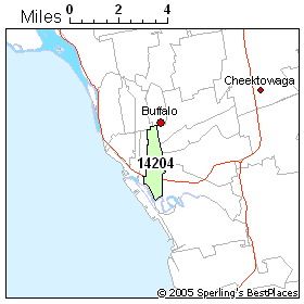 Buffalo Ny Zip Code Map - Map