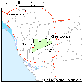 Buffalo Ny Zip Code Map - Map
