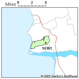 Niagara Falls Zip Code Map - United States Map