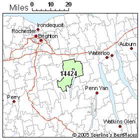 Zip 14424 (Canandaigua, NY) Rankings