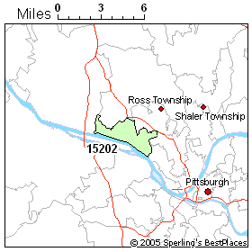 Pittsburgh Zip Code Map