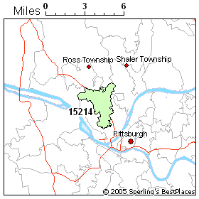 Pittsburgh Zip Code Map