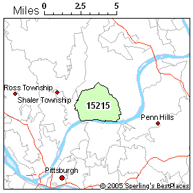Zip Zone Map Of City Of Pittsburgh Tax