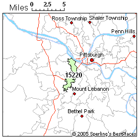 Pittsburgh Zip Code Map