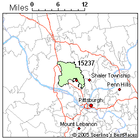 Pittsburgh Zip Code Map