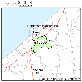 Zip Code Map Erie Pa - Map