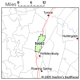 Altoona Pa Zip Code Map - Map