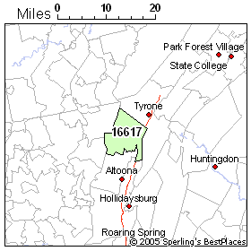 Zip 16617 (Bellwood, PA) Rankings