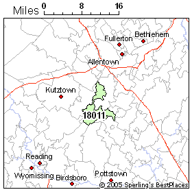Zip 18011 (Alburtis, PA) Rankings