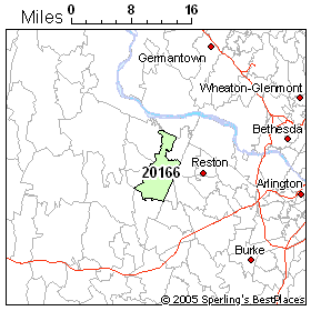 Sterling Va Zip Code Map - United States Map