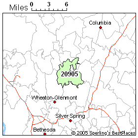 Zip 20905 (Cloverly, MD) Rankings