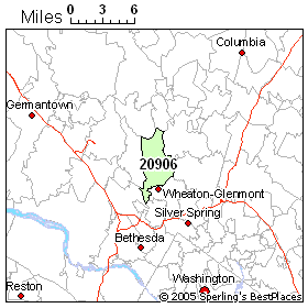 Silver Spring Maryland Zip Code Map - United States Map