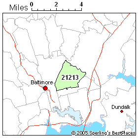 Baltimore County Zip Code Map - Map