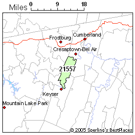 Zip 21557 (Rawlings, MD) Rankings