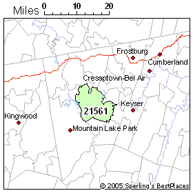 Zip 21561 (Swanton, MD) Rankings