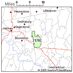 Zip 21702 (Frederick, MD) Rankings