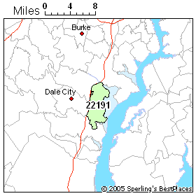Woodbridge Va Zip Code Map - Map