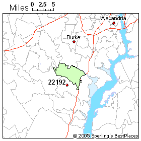 Woodbridge Va Zip Code Map - Map