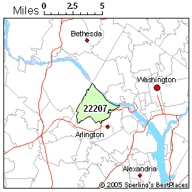 Zip 22207 (Arlington, VA) Rankings