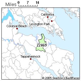 Zip 22469 (Hague, VA) Rankings