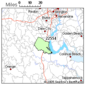 Stafford Va Zip Code Map