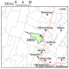 Zip 22812 (Bridgewater, VA) Rankings